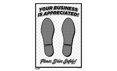 Double Poly-Coated Dimpled Paper Floor Mats - 82# Stock (250 Per Package)