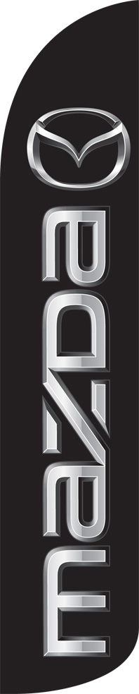 Mazda Wind-Free Feather Flag