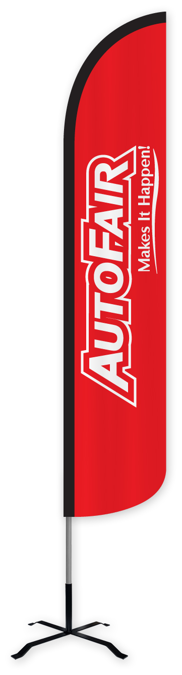 Custom Printed Full Color Wind-Free Feather Flag