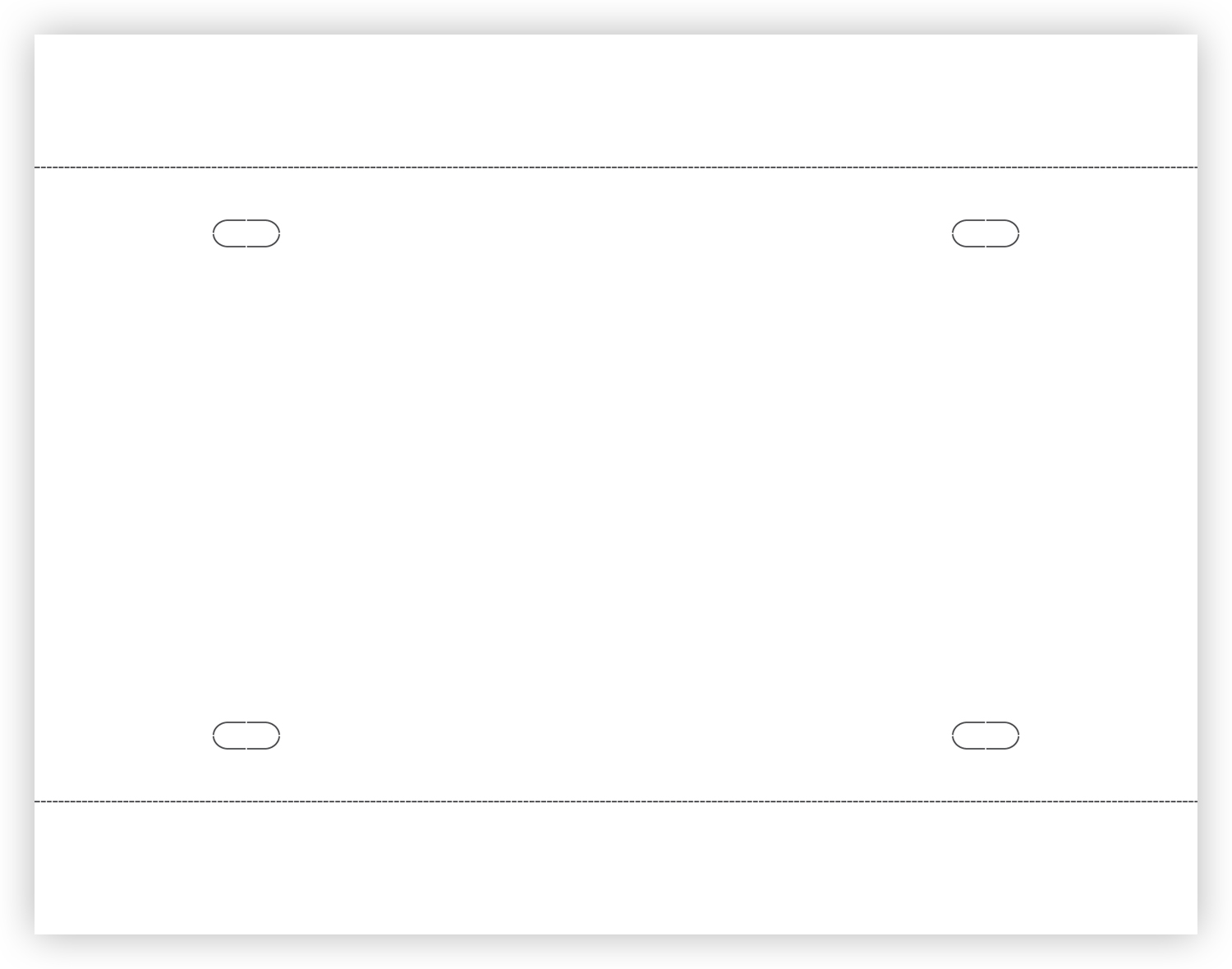 Blank Printable Car Dealership Tear Resistant Temporary Tags 8 Mil 