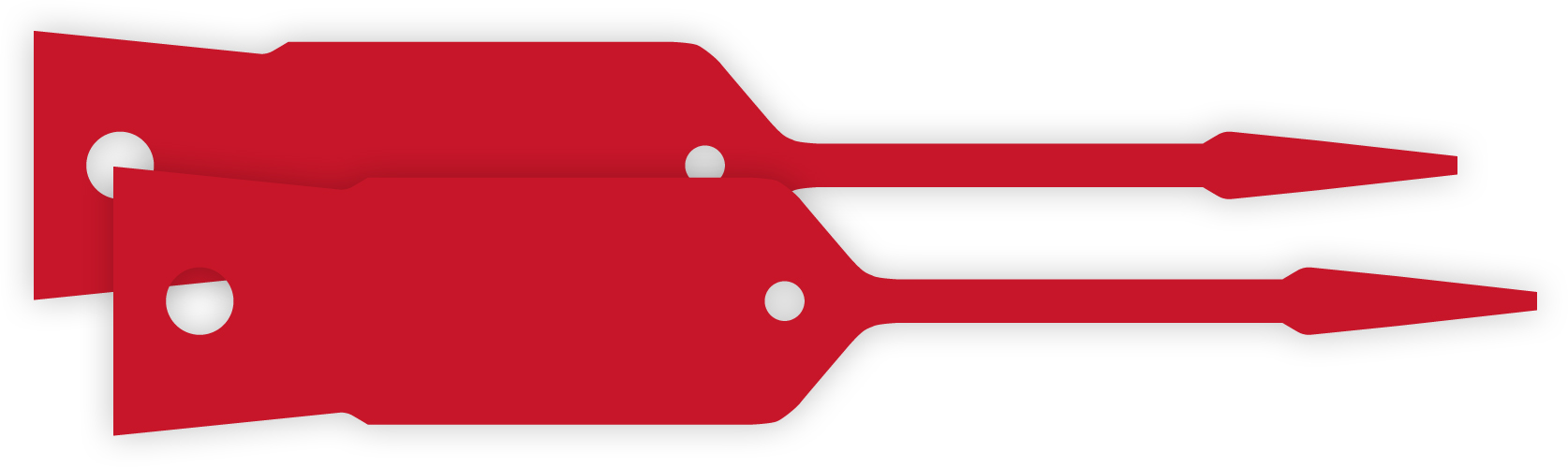 Self Locking Arrow Car Key Tags (Package of 1000)