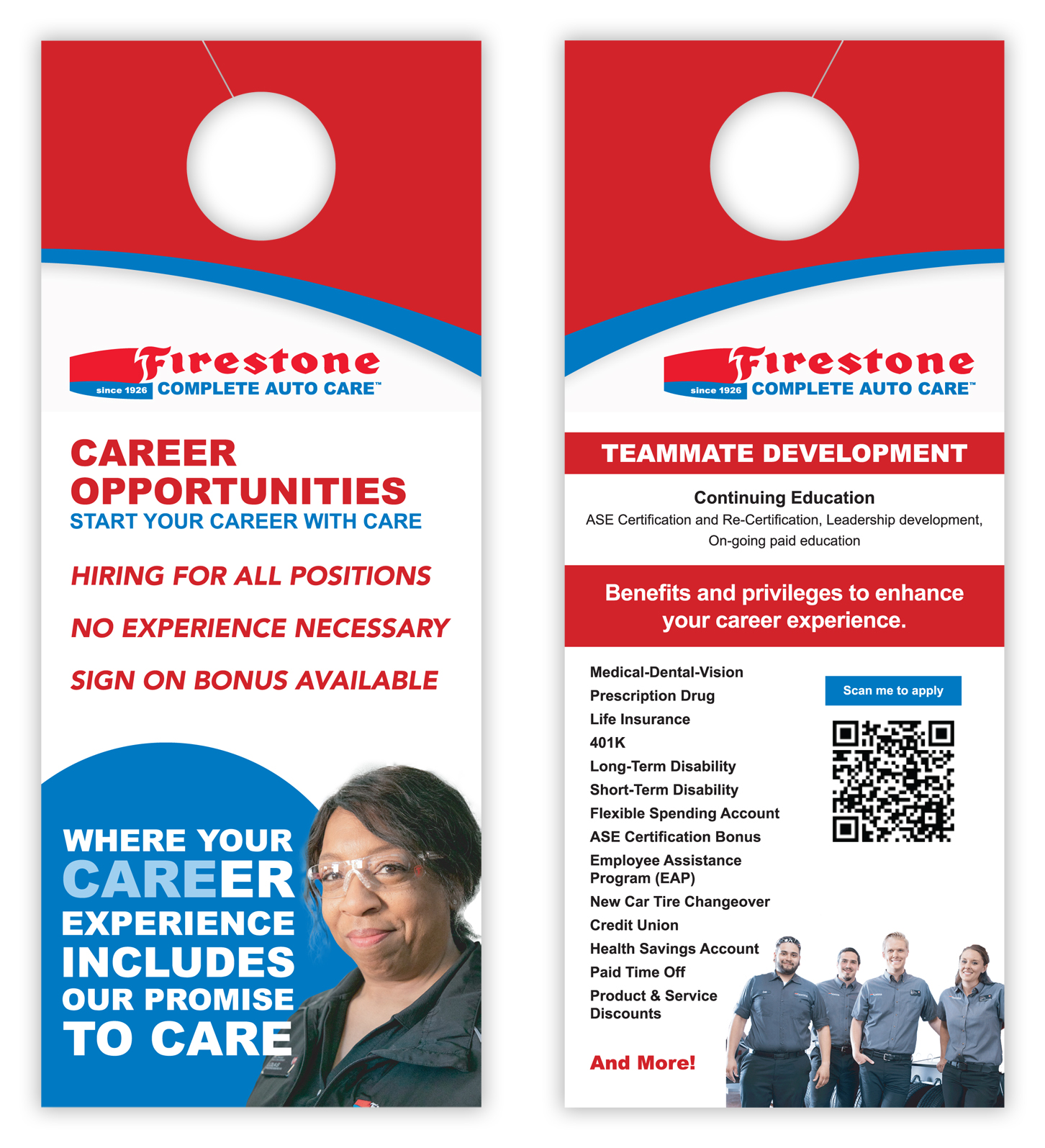 Custom Full Color Mirror Hang Tags - 3-1/2" x 8-1/2"