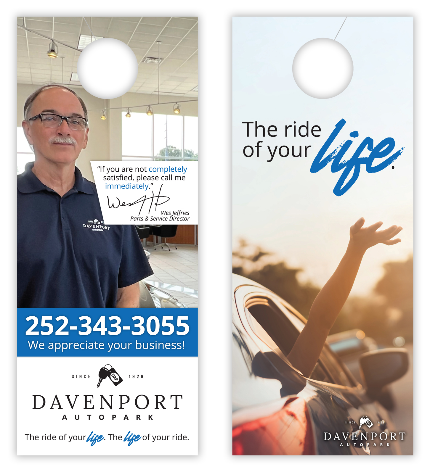 Custom Full Color Mirror Hang Tags - 3-1/2" x 8-1/2"